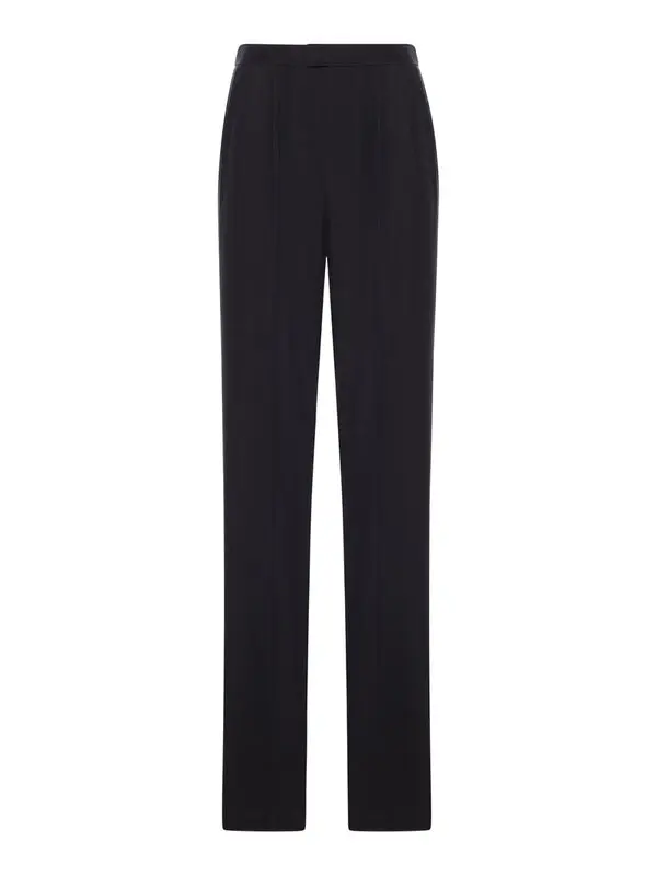 Saint Laurent Habotai Silk Pants