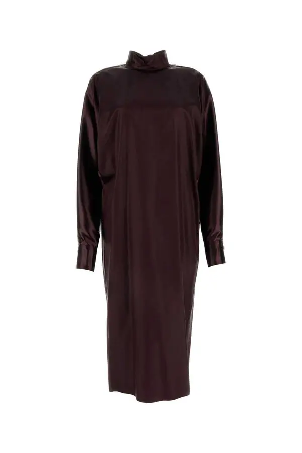 FERRAGAMO Satin Dress - Red