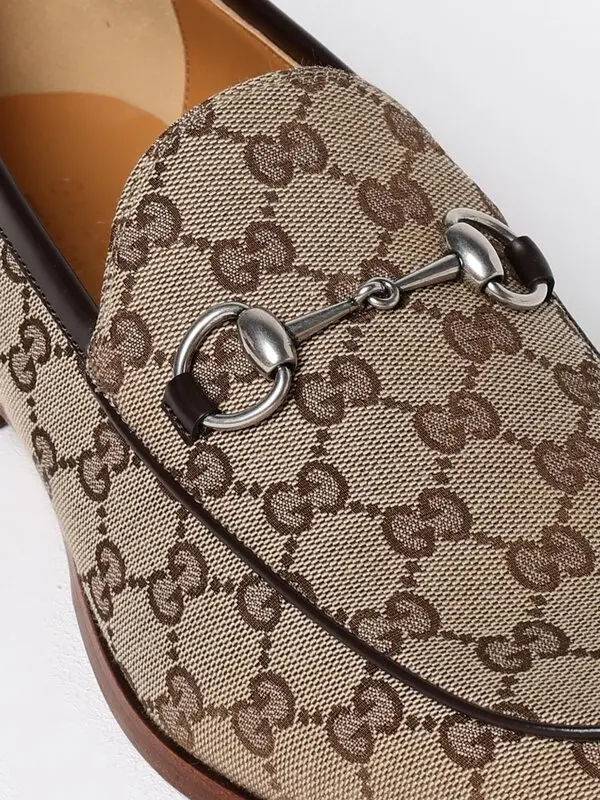 Gucci Horsebit Loafers - Cream