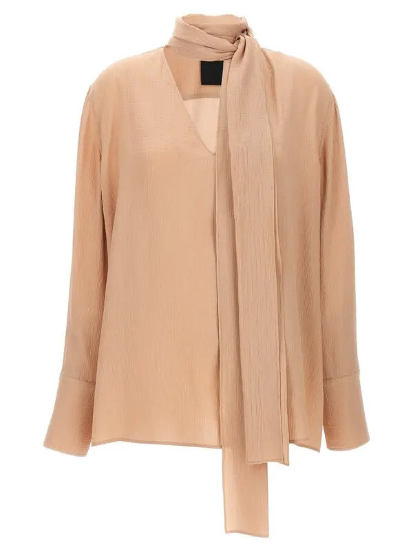 Givenchy Pussy Bow Blouse - Cream