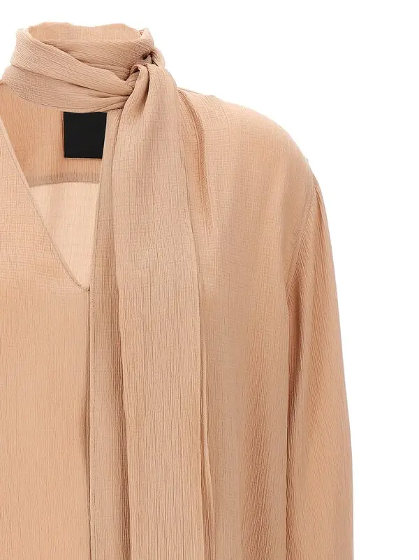 Givenchy Pussy Bow Blouse - Cream