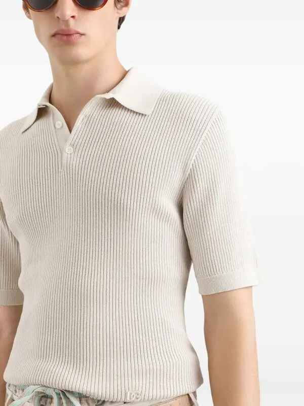 Dolce & Gabbana Ribbed Polo