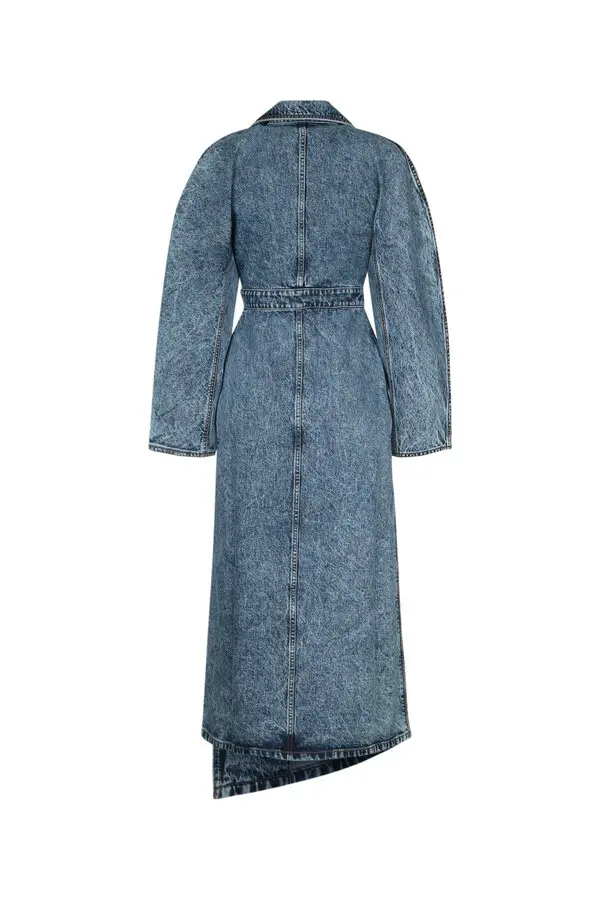 Alaïa Spiral Trench Coat - Multicolor