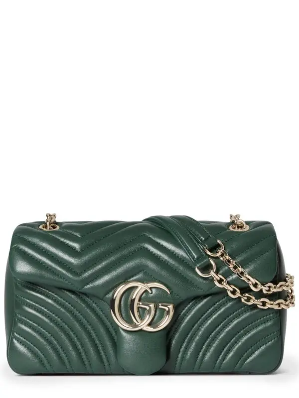 Gucci Gg Marmont Shoulder Bag - Green