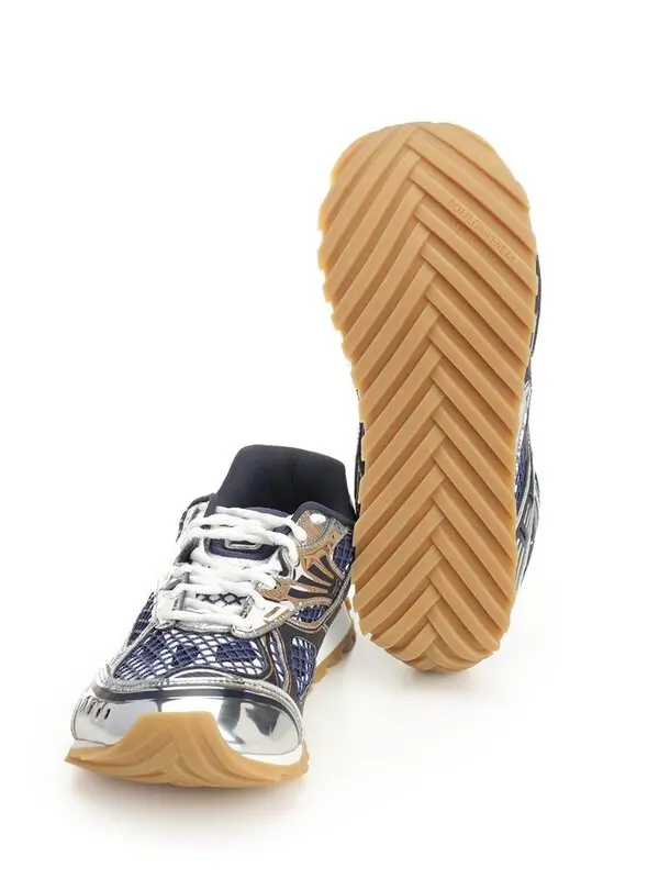 Bottega Veneta Orbit Sneaker - Silver