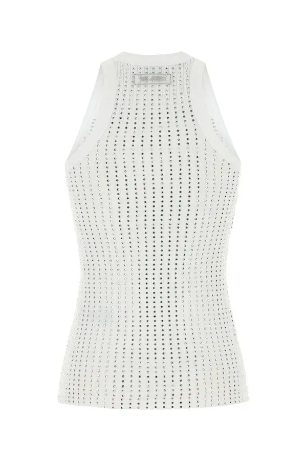 Attico Ribbed Tank Top - Multicolor