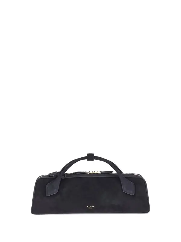 Alaïa Le Teckel Goat Leather Clutch Bag - Black