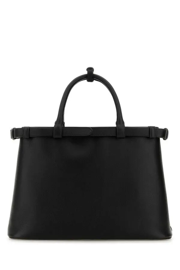 Prada Medium Buckle Handbag - Black