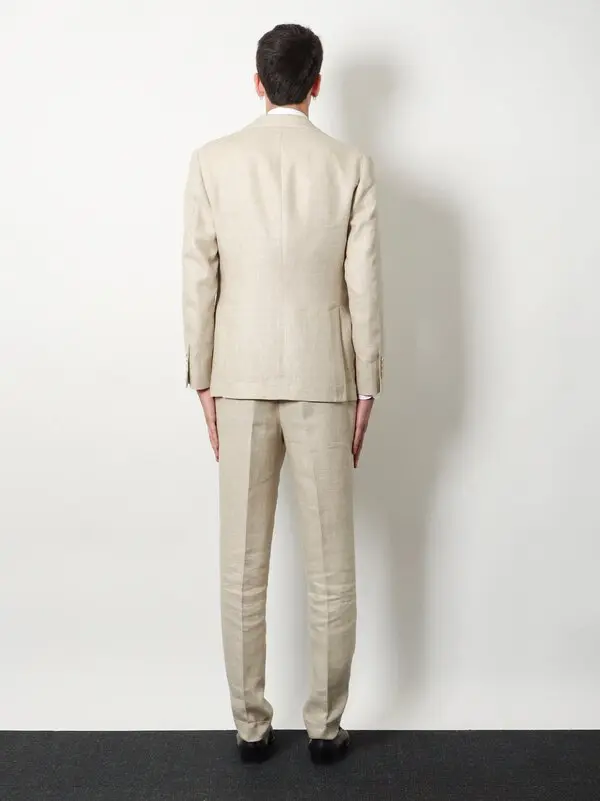 Brunello Cucinelli Silk, Linen And Wool Suit - Multicolor