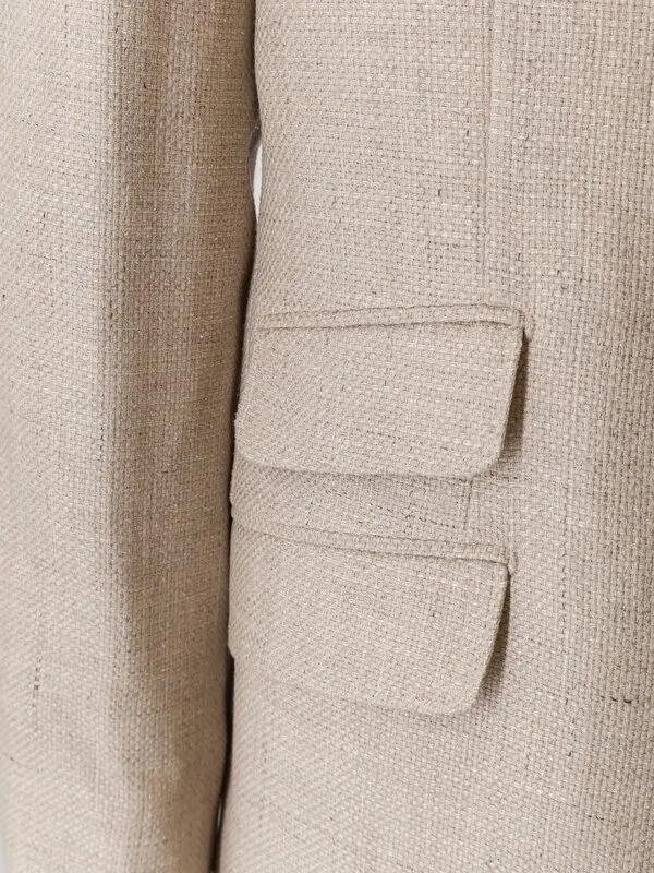 Brunello Cucinelli Silk, Linen And Wool Suit - Multicolor