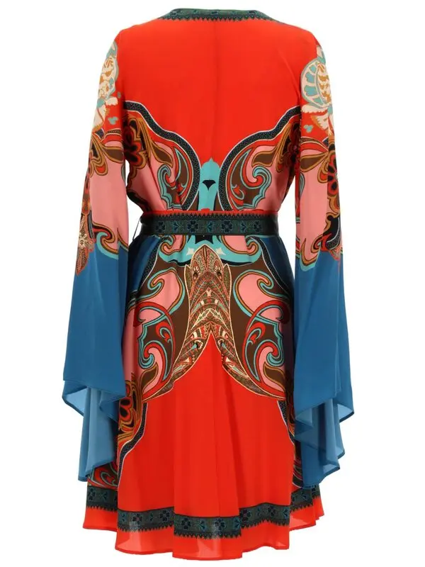 Etro Printed Silk Dress