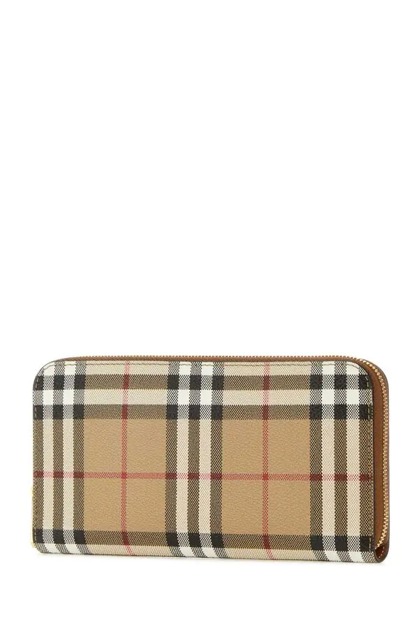 Burberry Printed Canvas Wallet - Multicolor