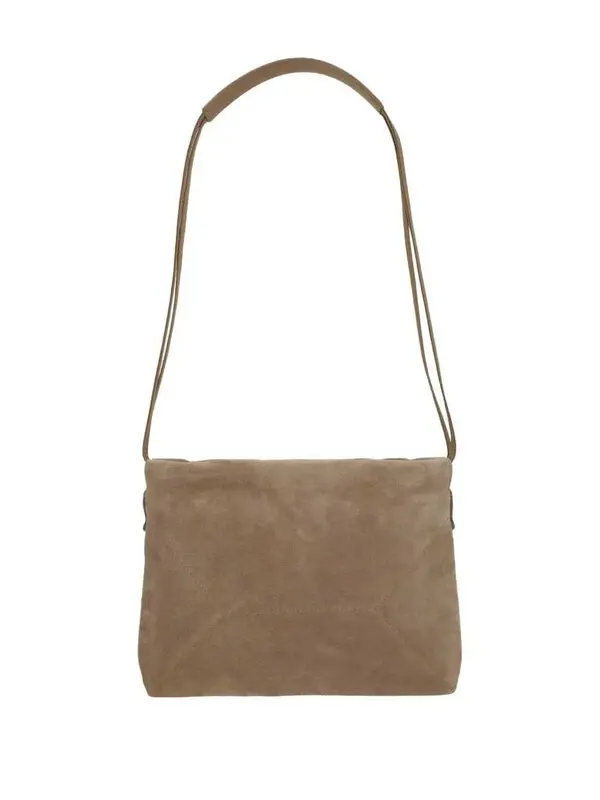 Brunello Cucinelli Suede Shoulder Bag - Brown