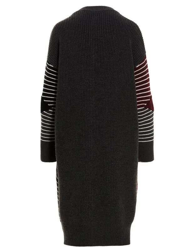 Stella McCartney Striped Wool Knitted Coat