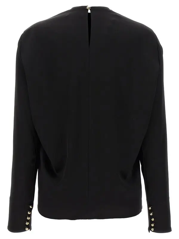 LANVIN Metallic Detail Blouse