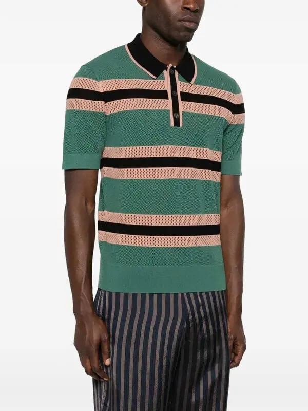 Dries Van Noten Polo 04175-mercy Stripe 3701 M.k. Polo - Multicolor
