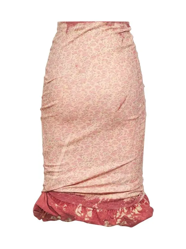 DIESEL® O-pale Midi Skirt - Multicolor
