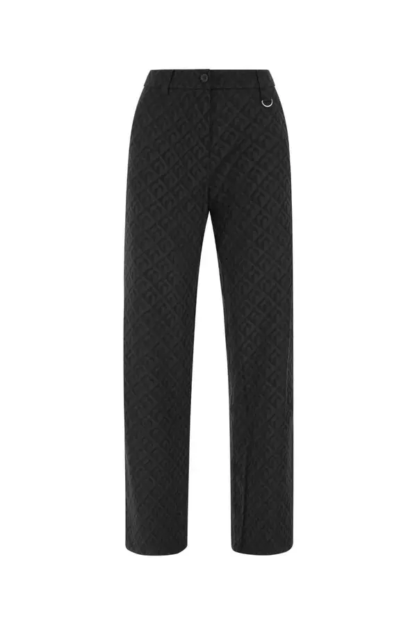 MARINE SERRE Monogrammed Tailored Trousers - Multicolor