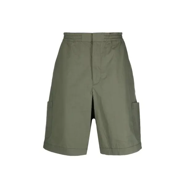 AMBUSH Cotton Bermuda Shorts - Green