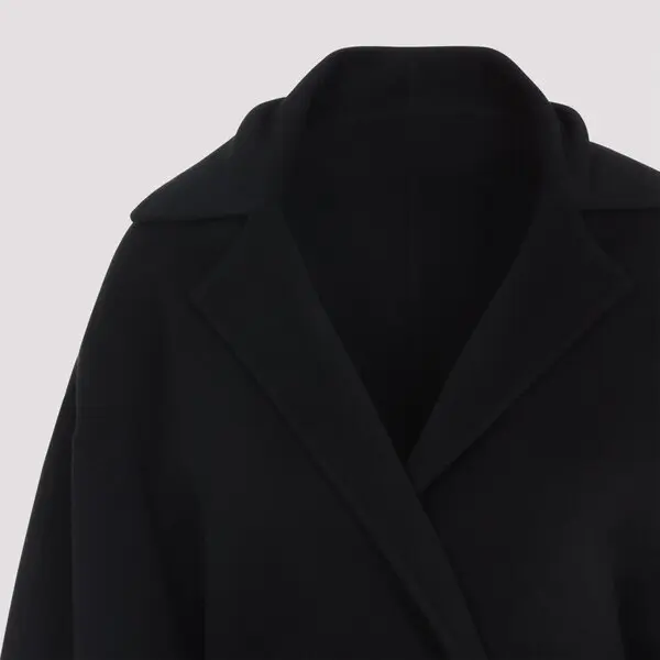 Alberta Ferretti Double-breasted Wool And Cashmere Coat
