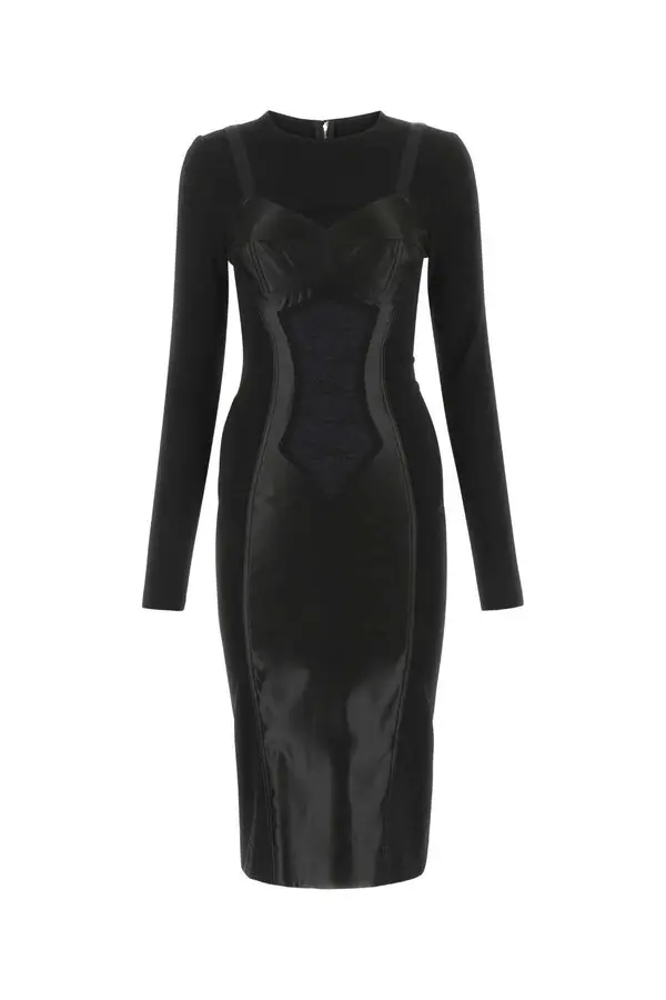 Dolce & Gabbana Stretch Viscose Blend Dress
