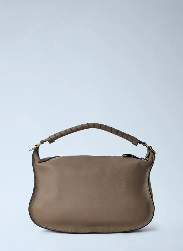 Chloé Small Marcie Shoulder Bag - Cream