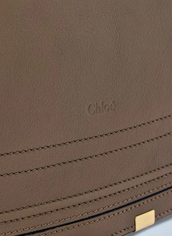 Chloé Small Marcie Shoulder Bag - Cream