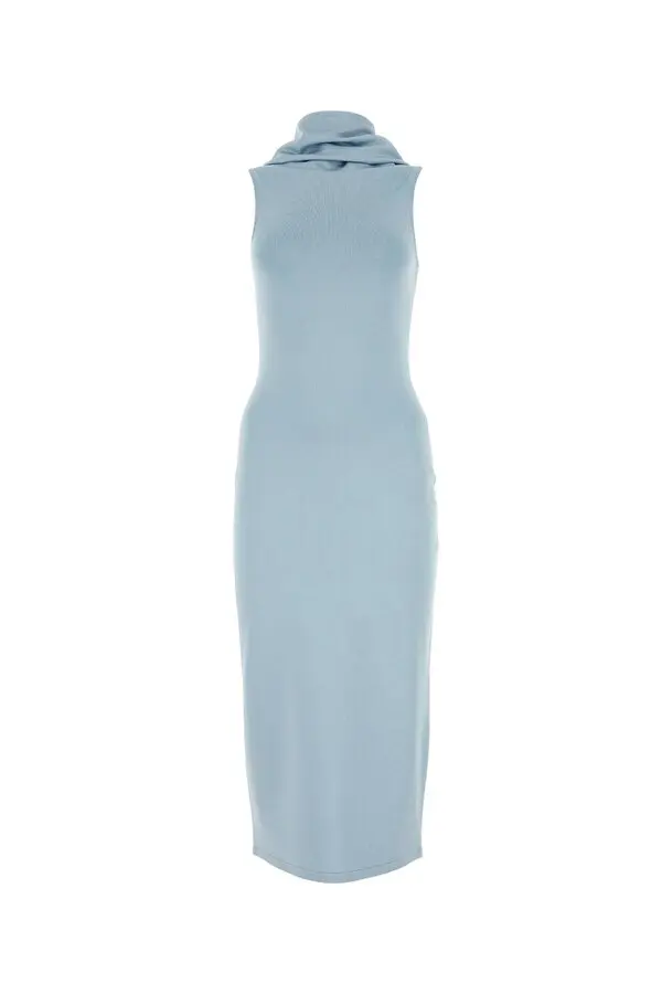 Alaïa Sleeveless Turtleneck Dress - Multicolor