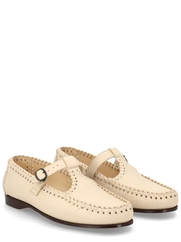 Hereu Alcover Moccasins - Cream