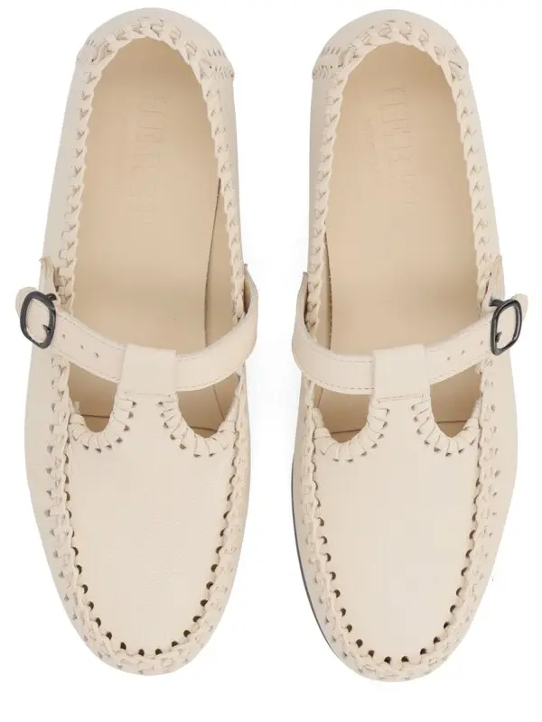 Hereu Alcover Moccasins - Cream