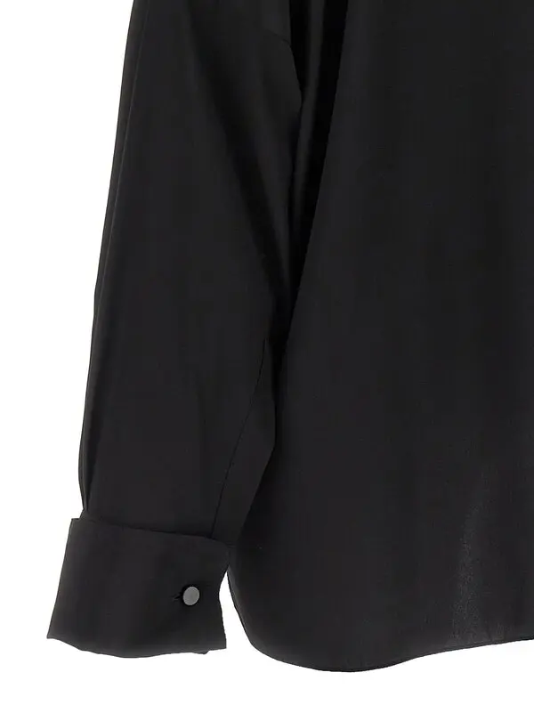 TOM FORD Oversized Crepe De Chine Stretch Silk Shirt