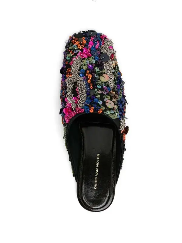 Dries Van Noten Embellished Slip-on Shoes - Multicolor