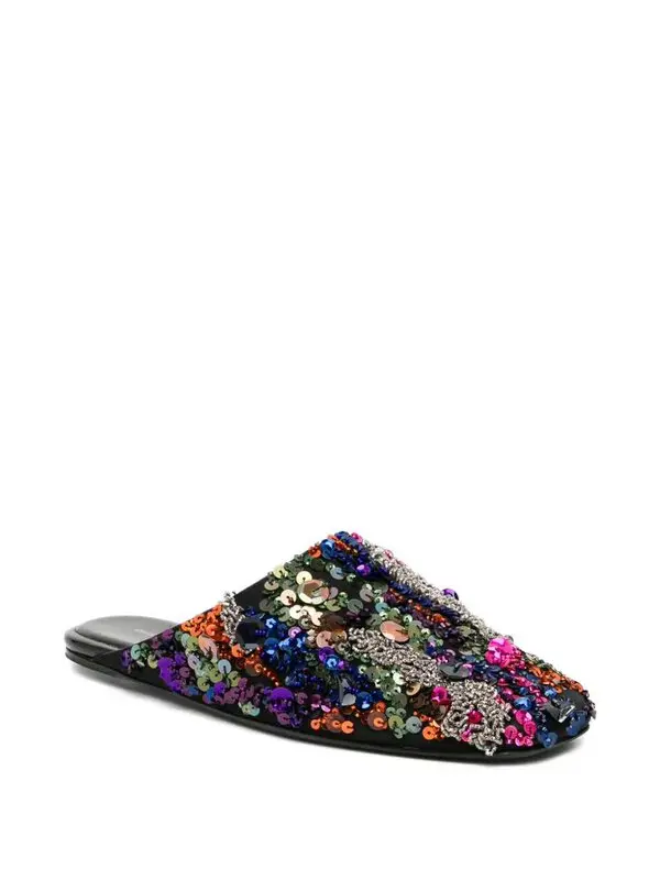 Dries Van Noten Embellished Slip-on Shoes - Multicolor