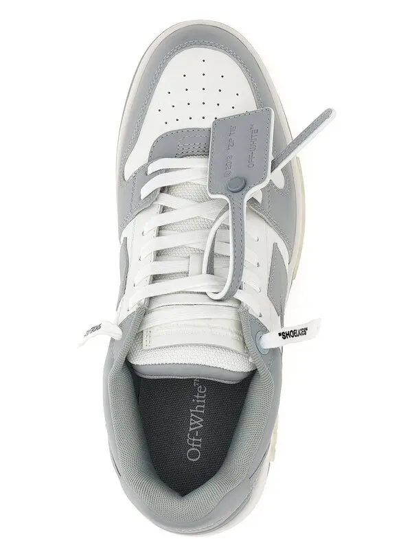 Off-White Out Of Office Leather Sneakers - Gray