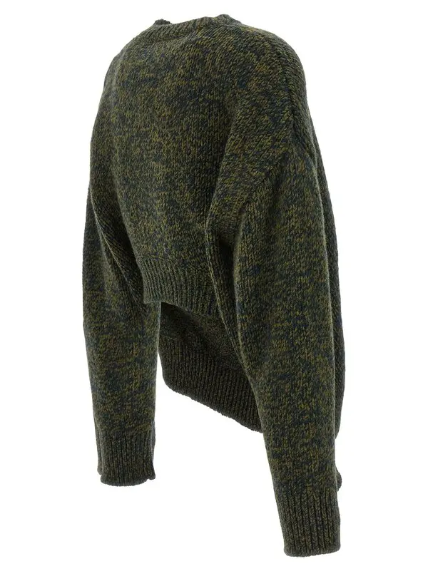 Loewe Melange Wool Double Neck Sweater