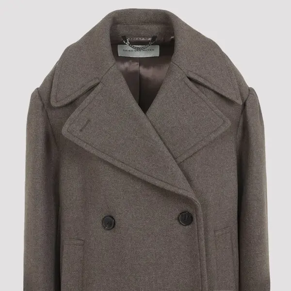 Dries Van Noten Raquel Double-breasted Wool Coat - Multicolor