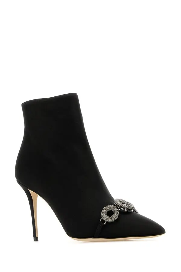 Manolo Blahnik Marijana Flat Samba Sc 2265 010 Booties