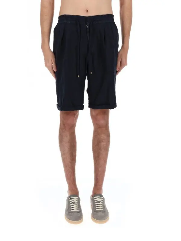 Brunello Cucinelli Linen Bermuda Shorts