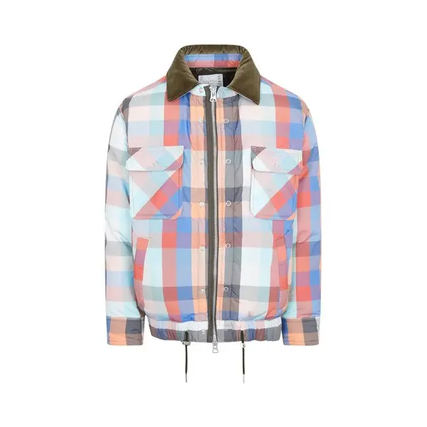 Sacai Plaid Padded Blouson