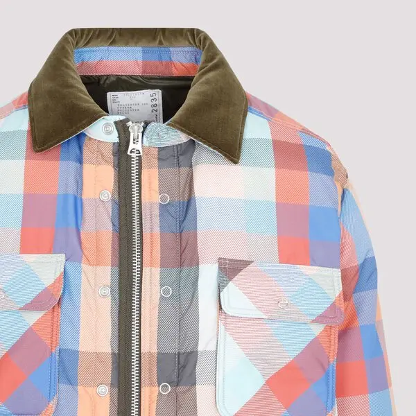 Sacai Plaid Padded Blouson