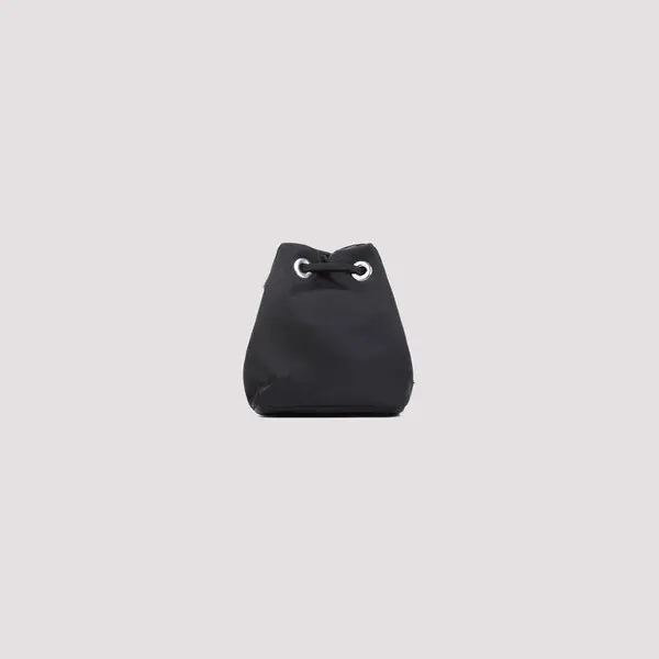 Prada Polyamide Pouch With Crystal Embellishments