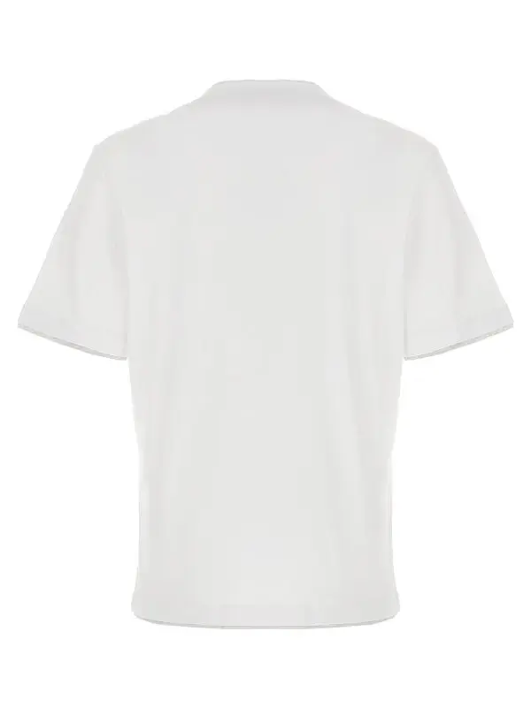 Brunello Cucinelli Double Layer T-shirt - White