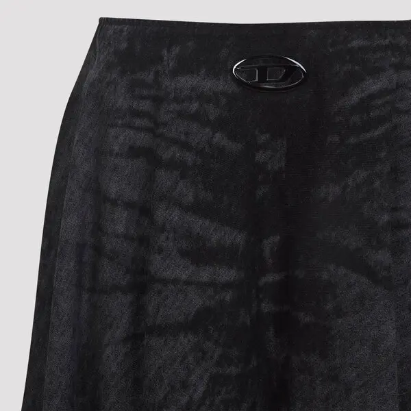 DIESEL® De-hannie Skirt With Fringed Hem