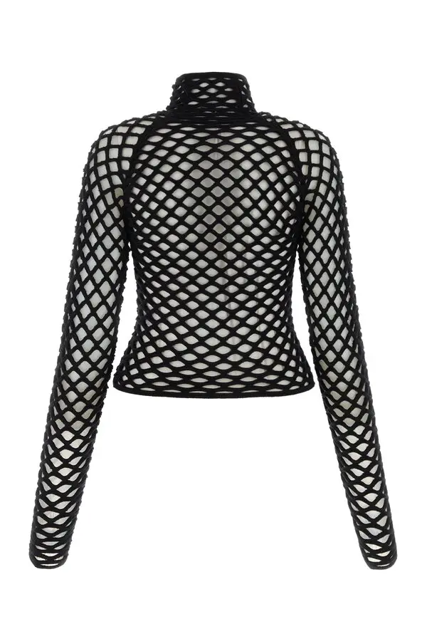 Alaïa Maglia Fishnet Top