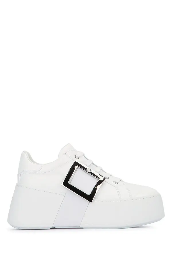 ROGER VIVIER Viv Skate High Abs Met Sneakers - Multicolor