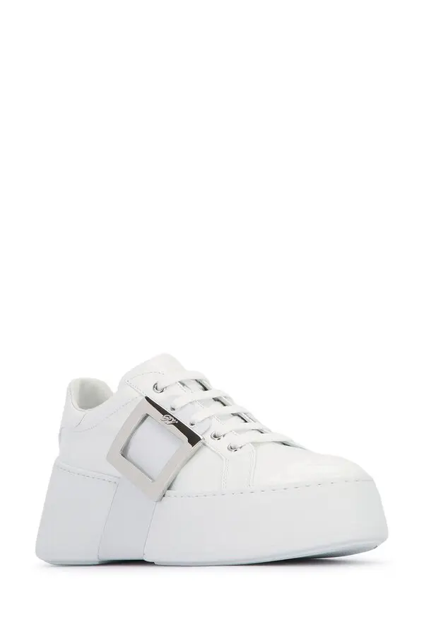 ROGER VIVIER Viv Skate High Abs Met Sneakers - Multicolor