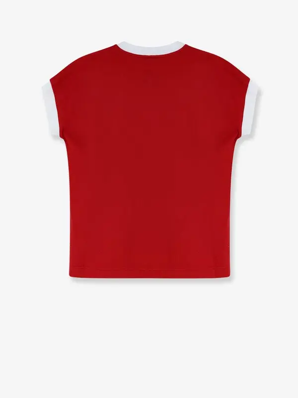 Versace Red V-neck T-shirt - Multicolor