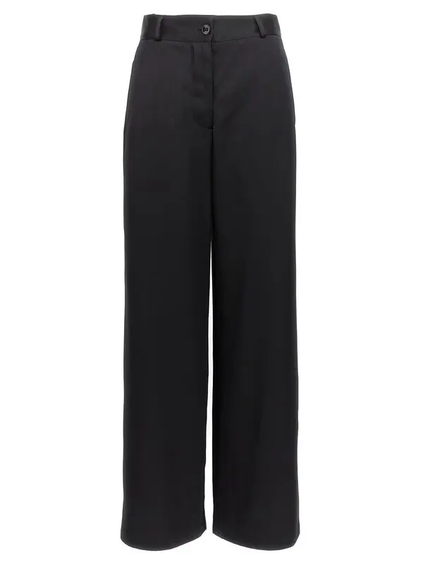 JIL SANDER Wide Leg Pants - Black