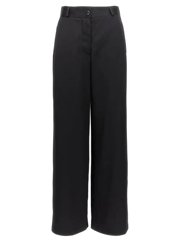 JIL SANDER Wide Leg Pants - Black