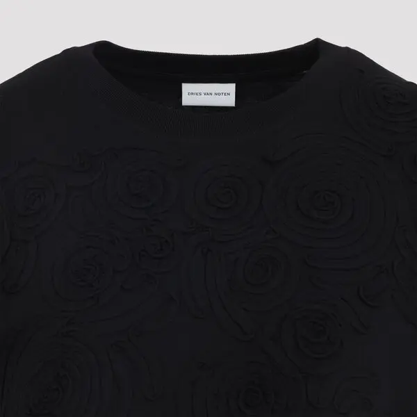 Dries Van Noten Embellished Cotton T-shirt